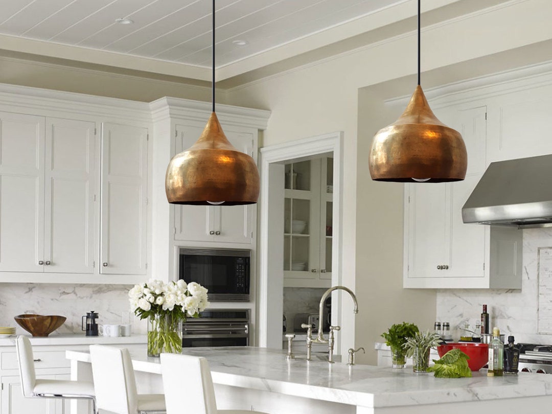 Set of 2 Pendant Light for Kitchen Island, Hanging Lamp, Ceiling Light ...