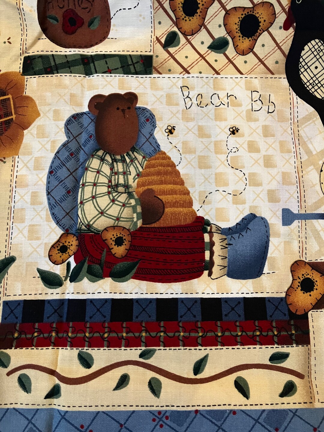Leslie Beck - Cotton Fabric- Rare - HTF - 100% Cotton Fabric - Quilting ...