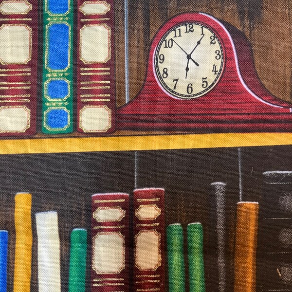 Library Book Fabric - Etsy