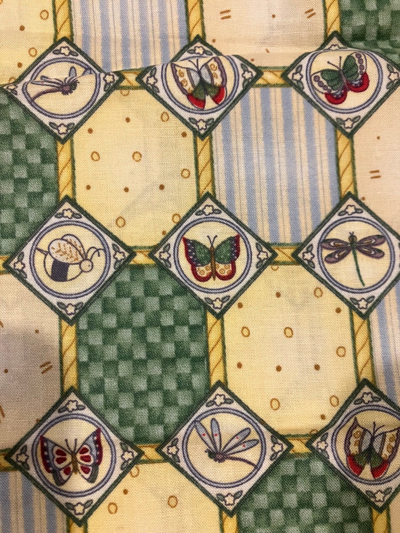 Debbie Mumm Fabric 100% Cotton Fabric Vintage HTF Mumms the Word OOAK ...