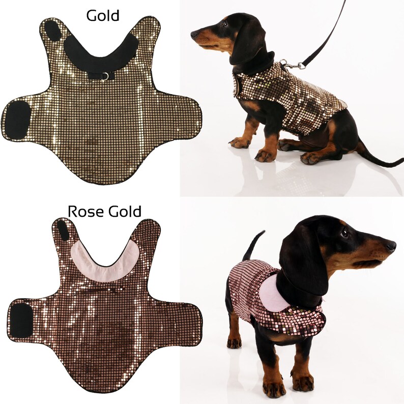 Custom Disco Ball Sequin Dog Coat Dachshund Pug Frenchie - Etsy