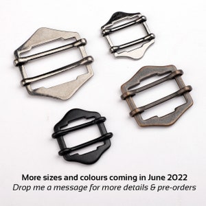 Double Bar Metal Buckle Trouser Adjuster Waistcoat Adjuster - Etsy