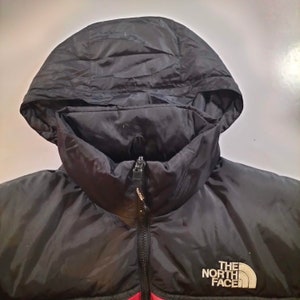 Rare Dark Red the North Face 900 Ltd Series Nuptse Unisex Red and Black ...