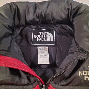 Rare Dark Red the North Face 900 Ltd Series Nuptse Unisex Red and Black ...