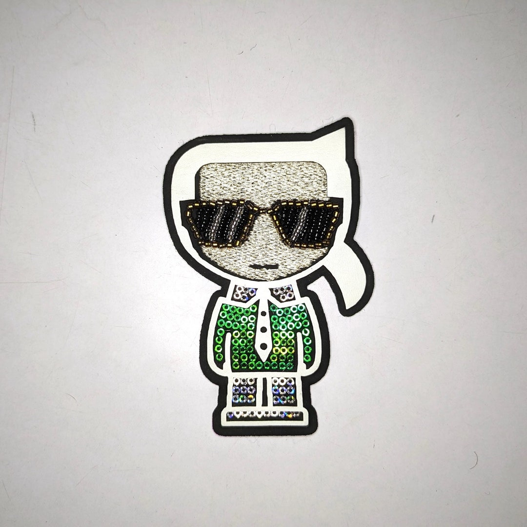 Anime Style Man Patch, Iron-on or Sew In. Medium, Applique, Decorative ...