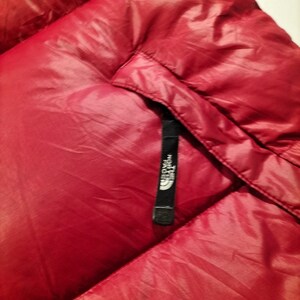 Rare Dark Red the North Face 900 Ltd Series Nuptse Unisex Red and Black ...