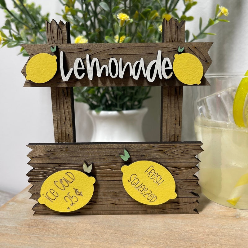 Lemonade Tier Tray - Etsy