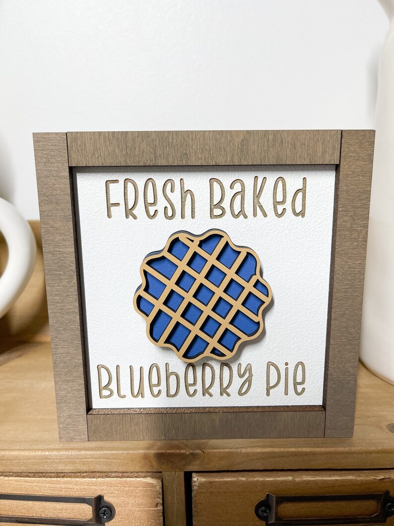 Blueberry Decor Summer Decor Spring Decor Blueberry Tiered - Etsy