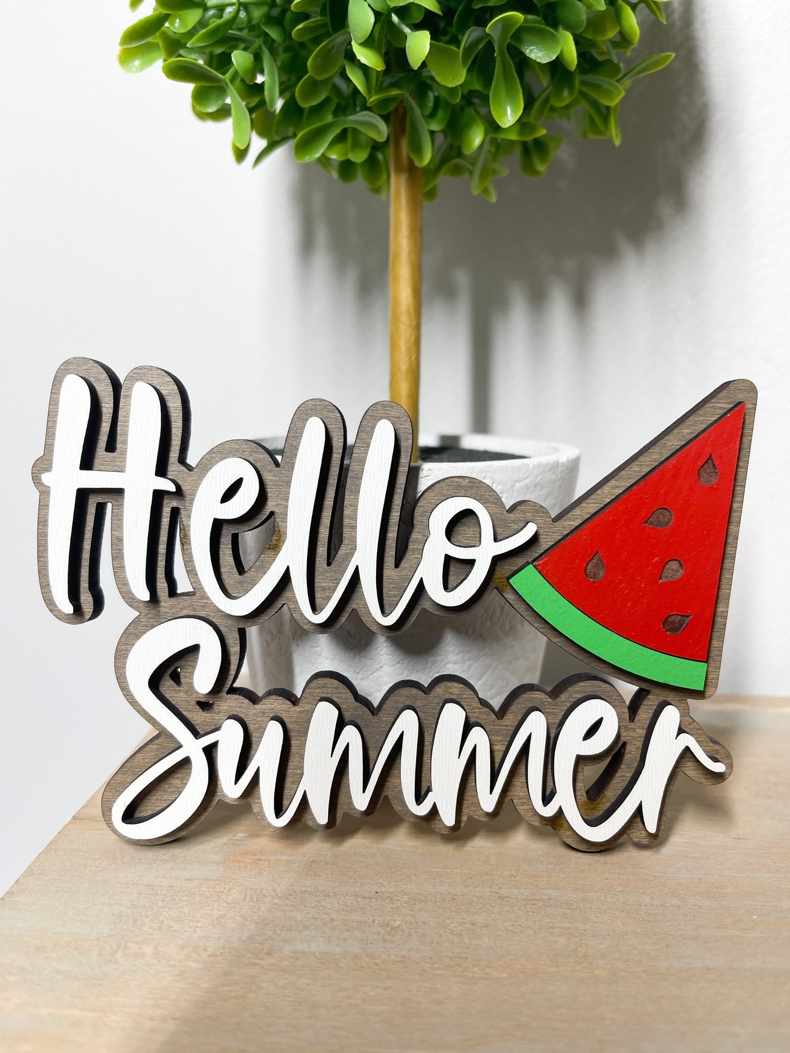 Watermelon Decor Summer Decor Summer Signs Wood Signs - Etsy