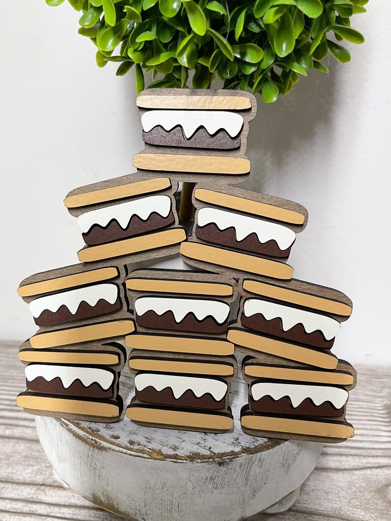 S’mores Decor, S’mores Kitchen Decor, S’mores Signs, S’mores Tiered ...