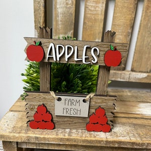 Apple Tiered Tray Decor, Apple Kitchen Decor, Apple Home Decor, Fall ...