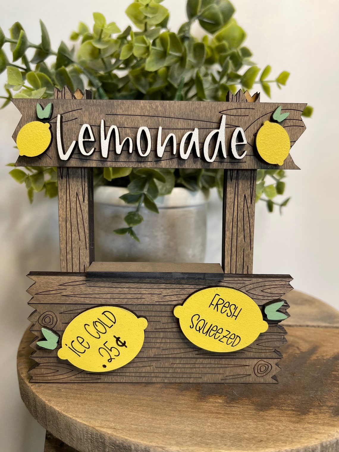 Lemon Decor Lemon Tiered Tray Decor Lemon Decor for Kitchen - Etsy