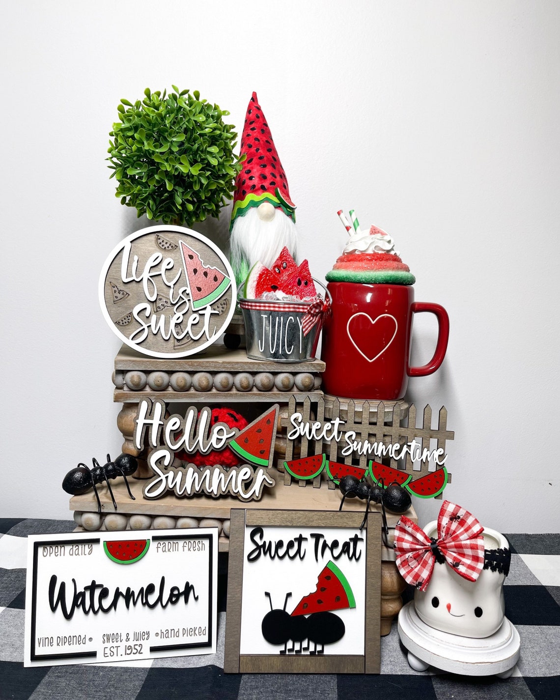 Watermelon Decor Summer Decor Summer Signs Wood Signs - Etsy