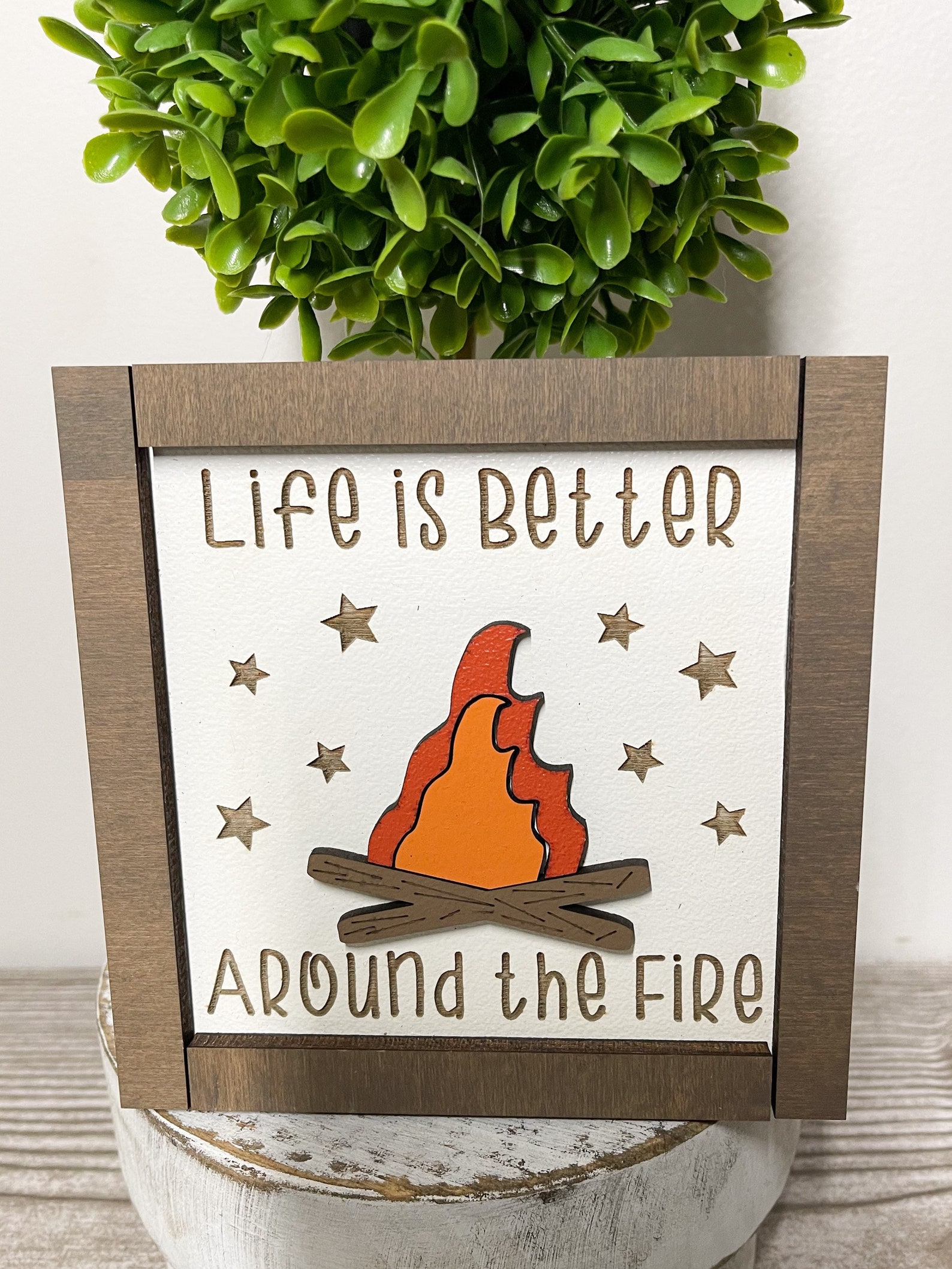 S’mores Decor, S’mores Kitchen Decor, S’mores Signs, S’mores Tiered ...