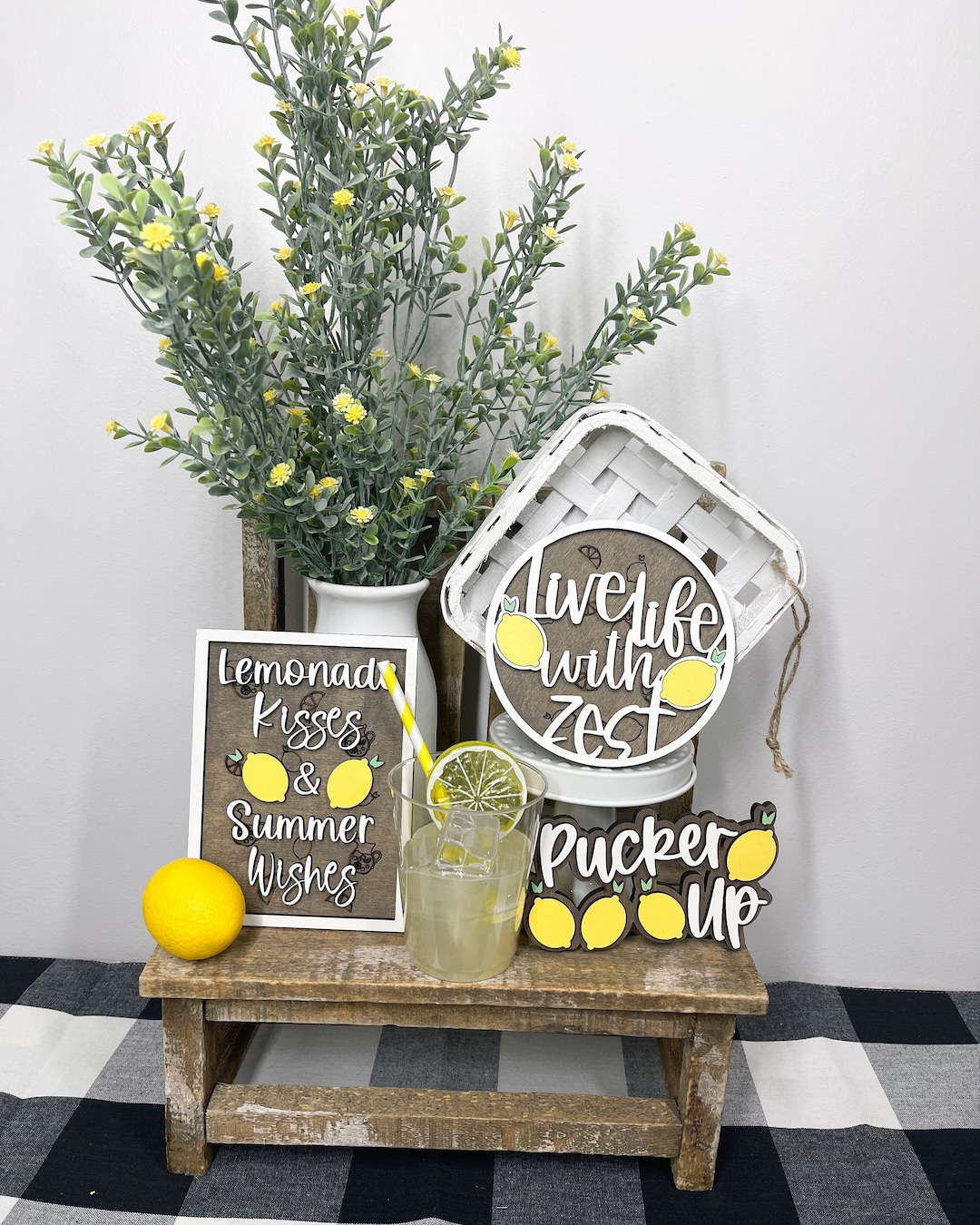 Lemon Decor, Summer Decor, Spring Decor, Lemon, Everyday Decor, Kitchen ...