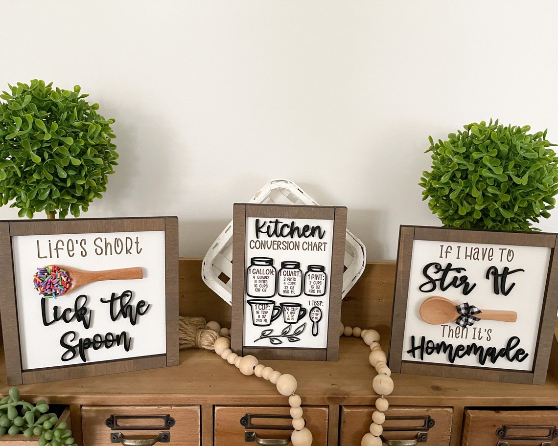 Kitchen Farmhouse Signs Kitchen Sign Decor Farmhouse Decor - Etsy