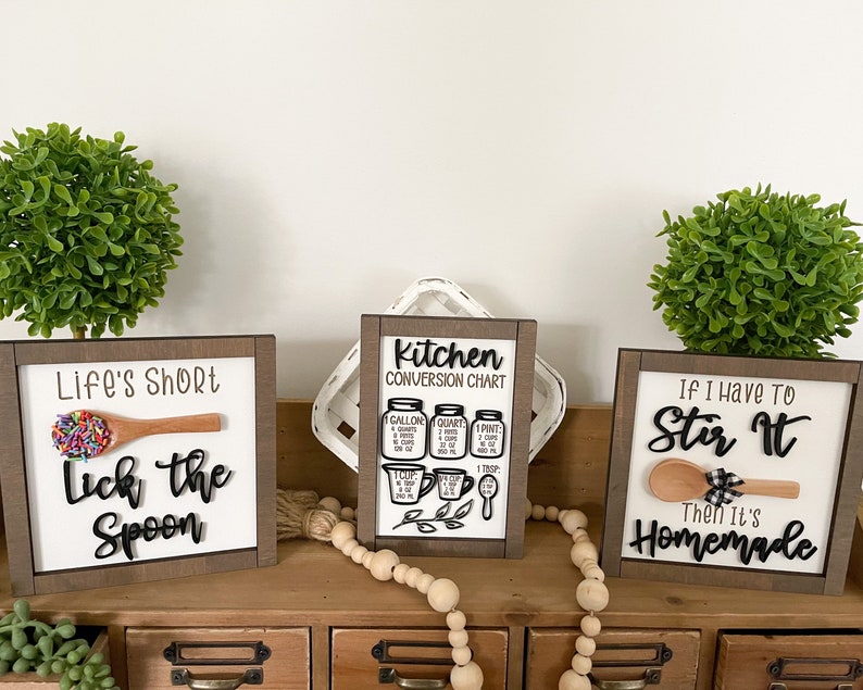 Kitchen Farmhouse Signs Kitchen Sign Decor Farmhouse Decor - Etsy