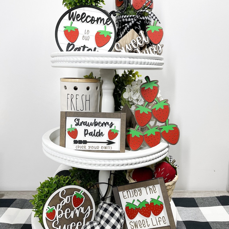 Strawberry Decor - Etsy