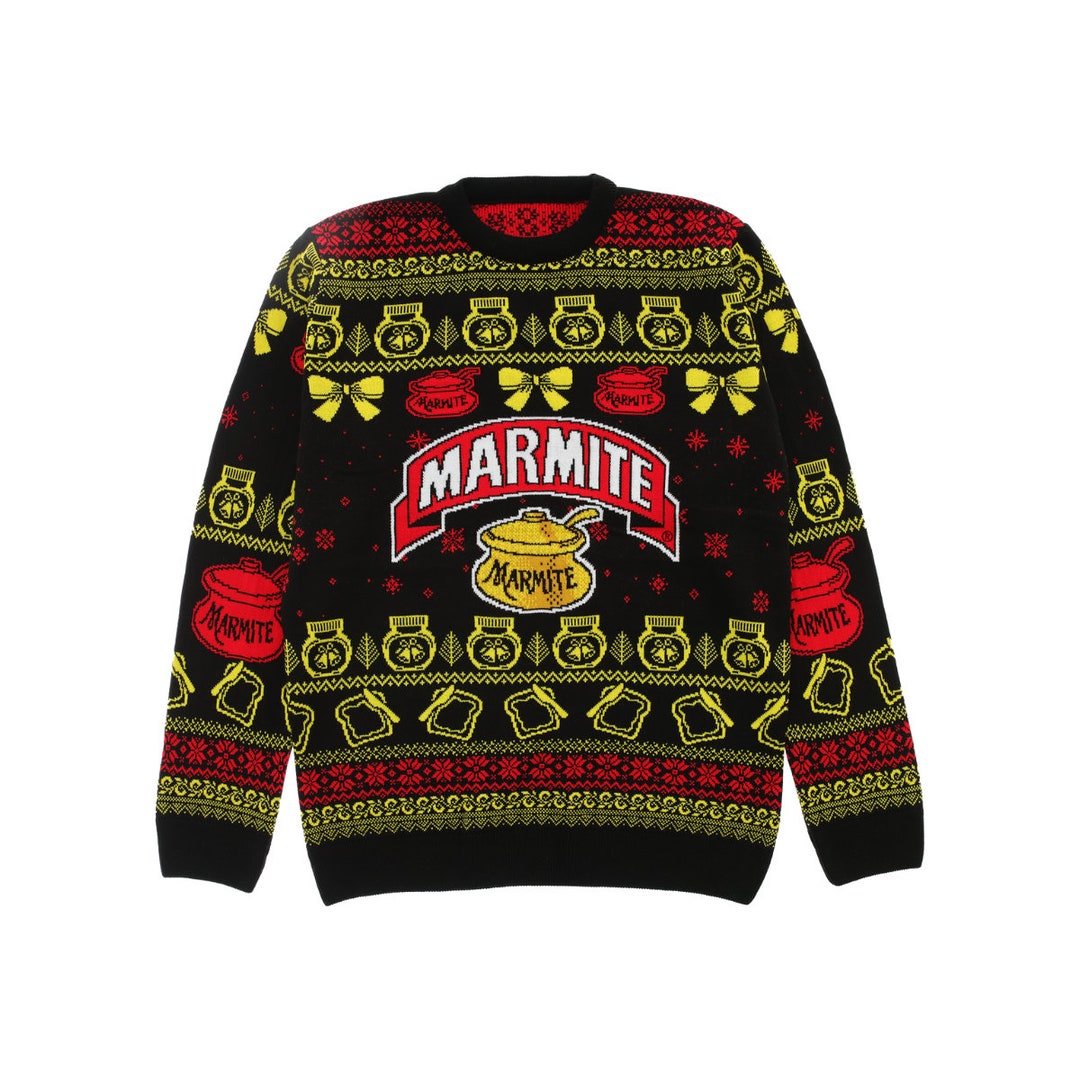 Marmite® Official Knitted Christmas Jumper - Best Christmas Jumper 2024 ...