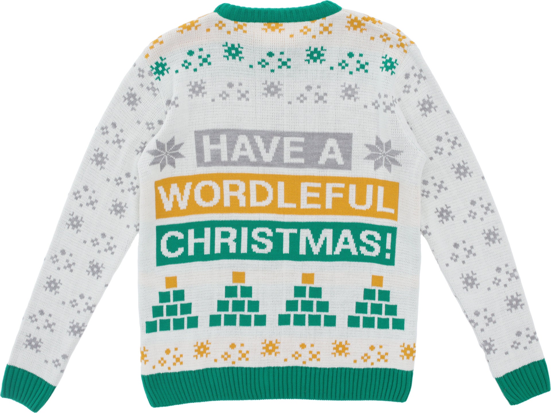 Wordle Inspired Knitted Christmas Jumper Funny Xmas Sweater - Etsy UK