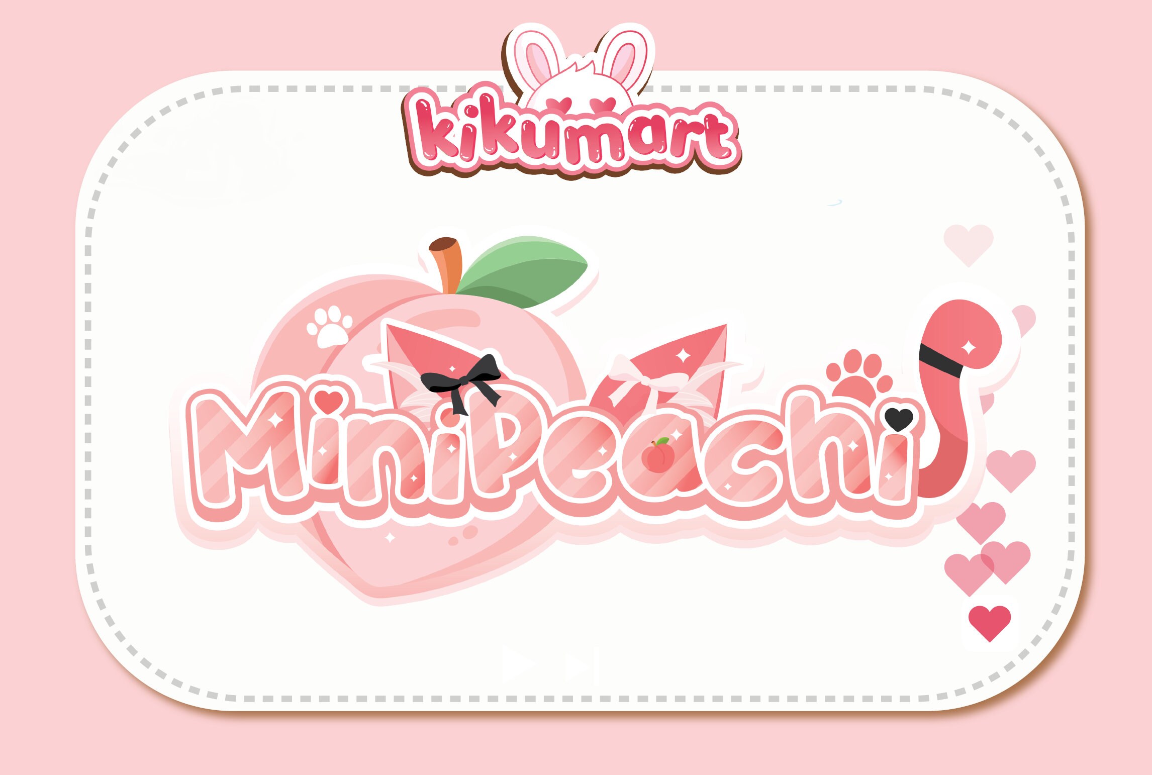 Cute Kawaii VTuber Stream Logo Commission diseño personalizado - Etsy ...