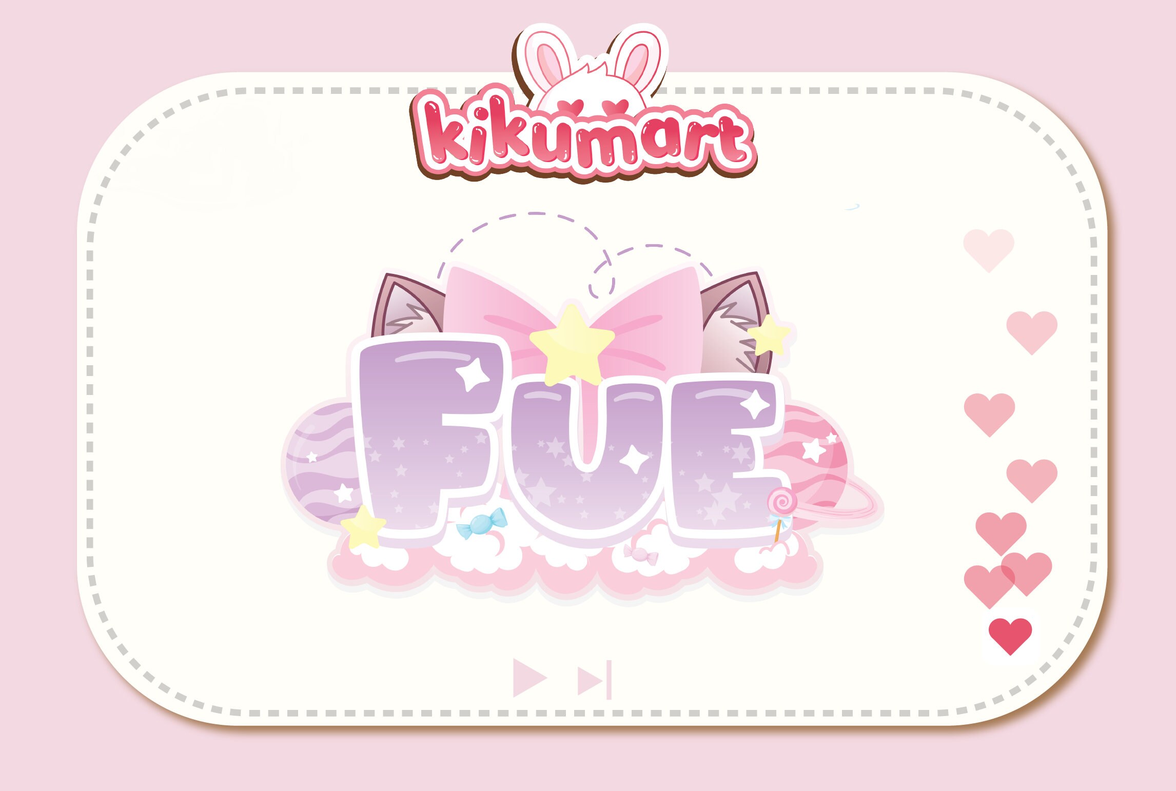 Cute Kawaii VTuber Stream Logo Commission diseño personalizado - Etsy ...