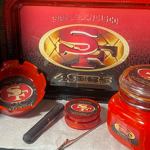 49ers Rolling Tray Set 5pcs - Etsy