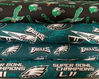 Philadelphia Eagles Fabric | Etsy