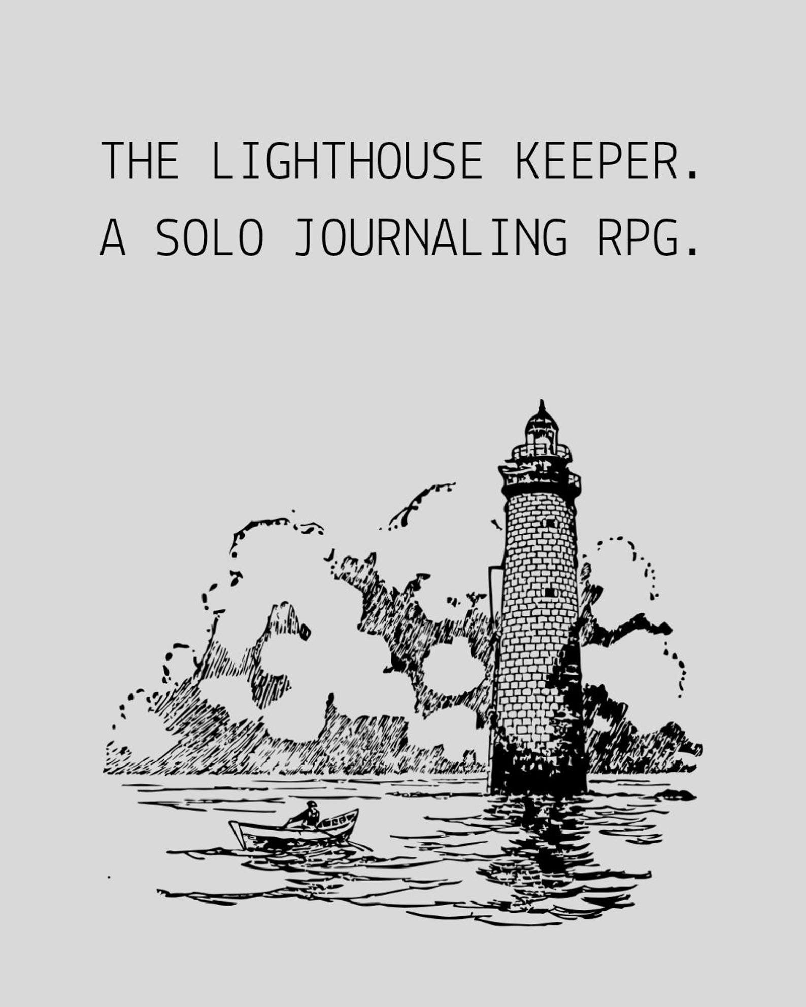 THE LIGHTHOUSE KEEPER: A Solo Journaling Rpg (digital Zine) - Etsy