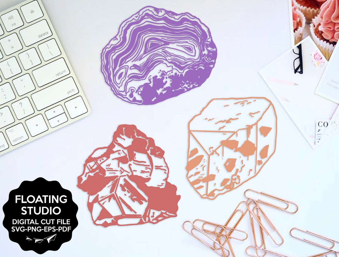 Geode - SVG - PNG - EPS Files - Cut Files Instant Download - Floating ...