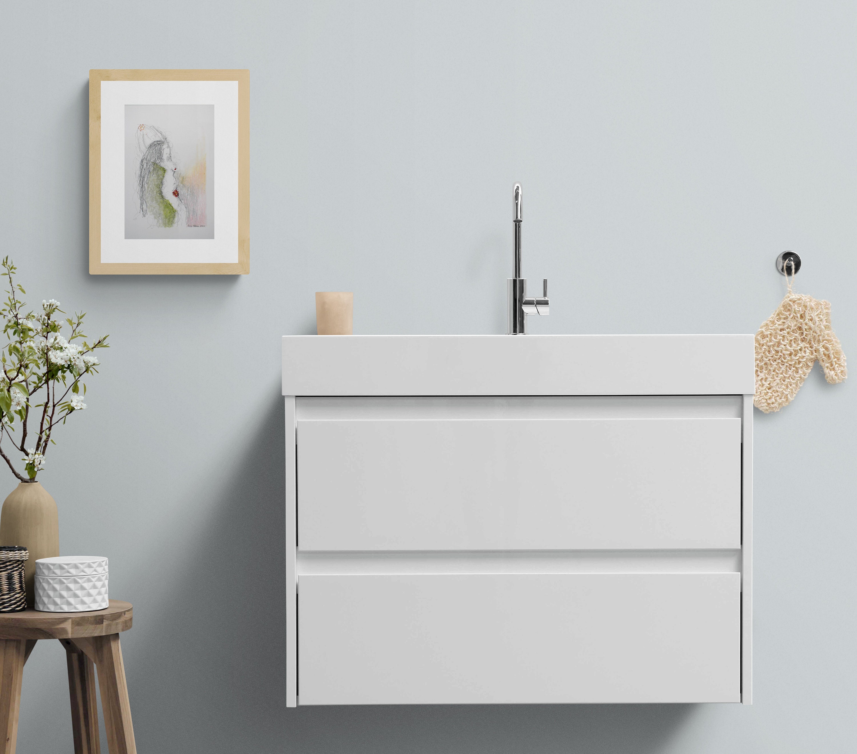 Abstract Female Pencil Drawing Wall Decoration Unique Work - Etsy