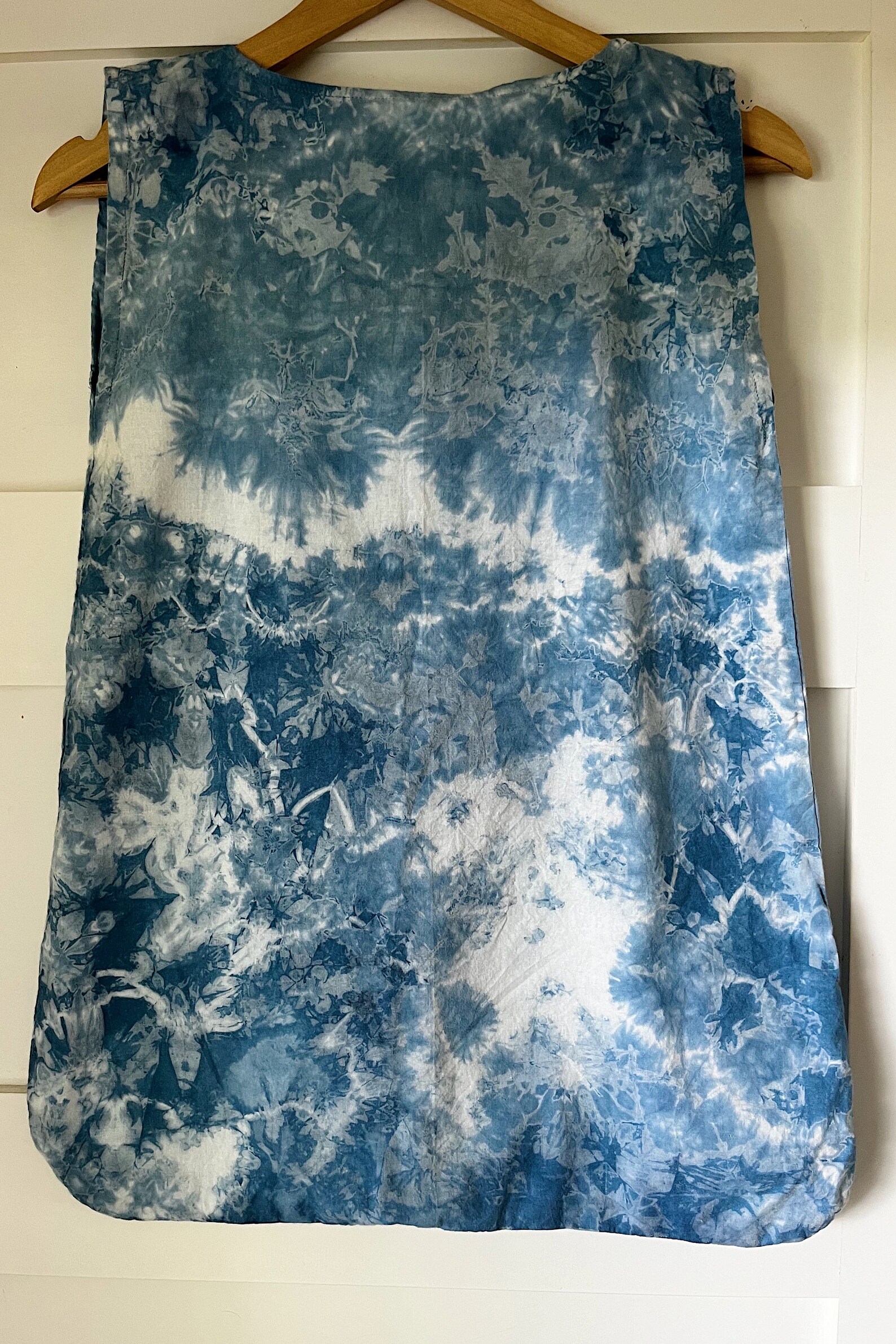 Handmade Indigo Dyed Sleep Sack. 100% Cotton/linen, 6 Months and Up ...
