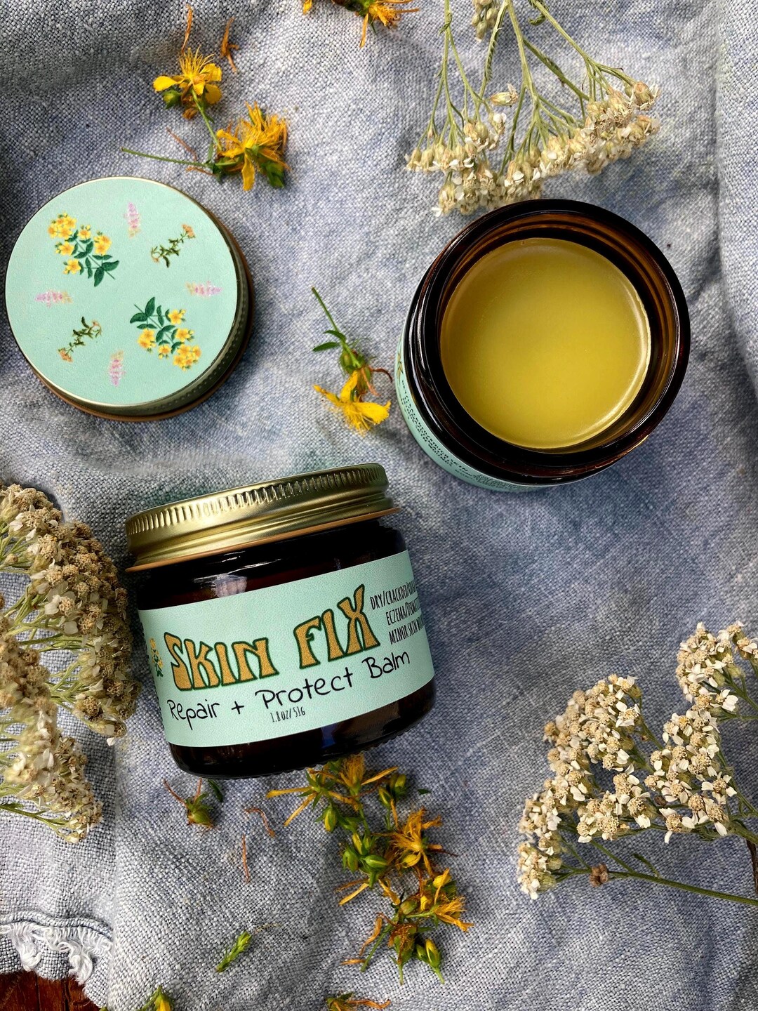 Skin Fix/herbal Wonder Balm/2 Oz - Etsy