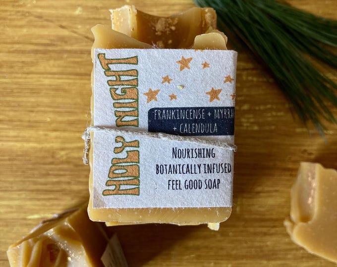 Holy Night Soap/ Frankincense + Myrrh+ Calendula / MINI BAR - Etsy