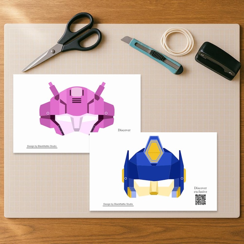Printable Robot Masks for Kids | Transformer-inspired Costume Party ...