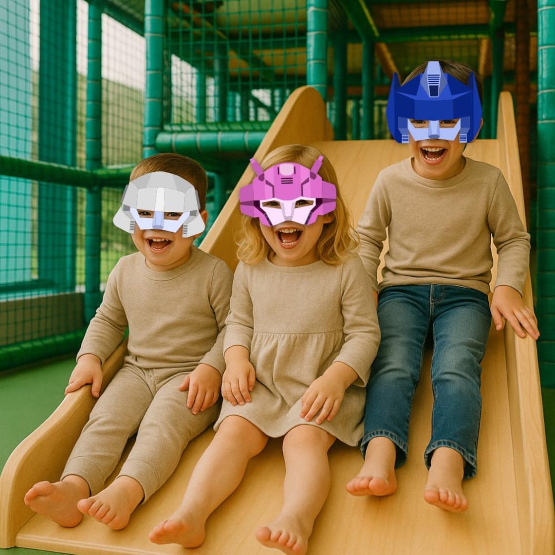 Printable Robot Masks for Kids | Transformer-inspired Costume Party ...