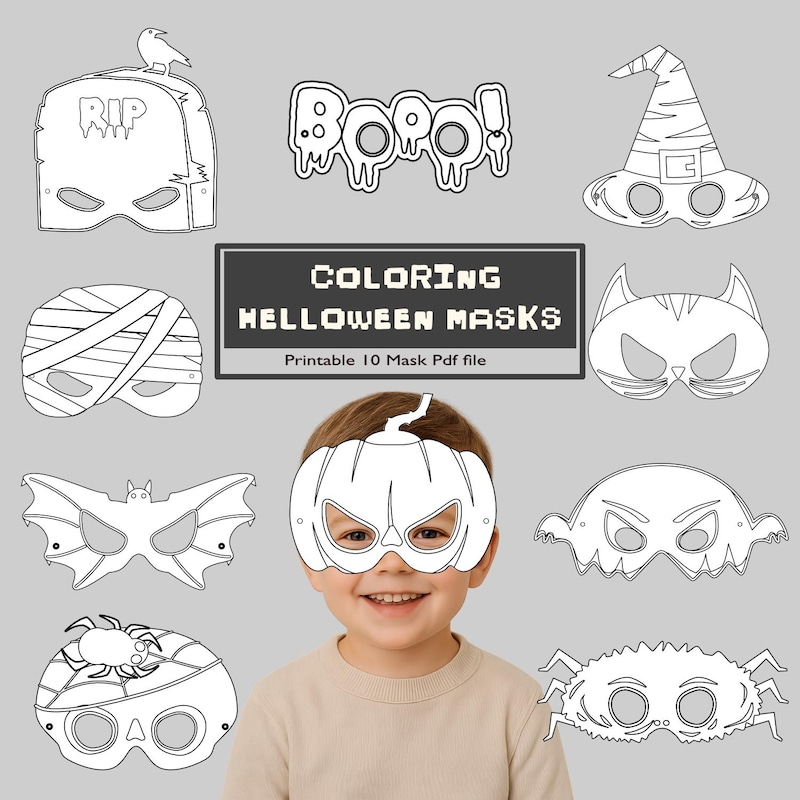 Laura Bloomer Halloween Mask - Etsy Australia