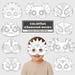 Coloring Dinosaur Masks, 10 Dinosaur Costume for Kids Craft & Party ...