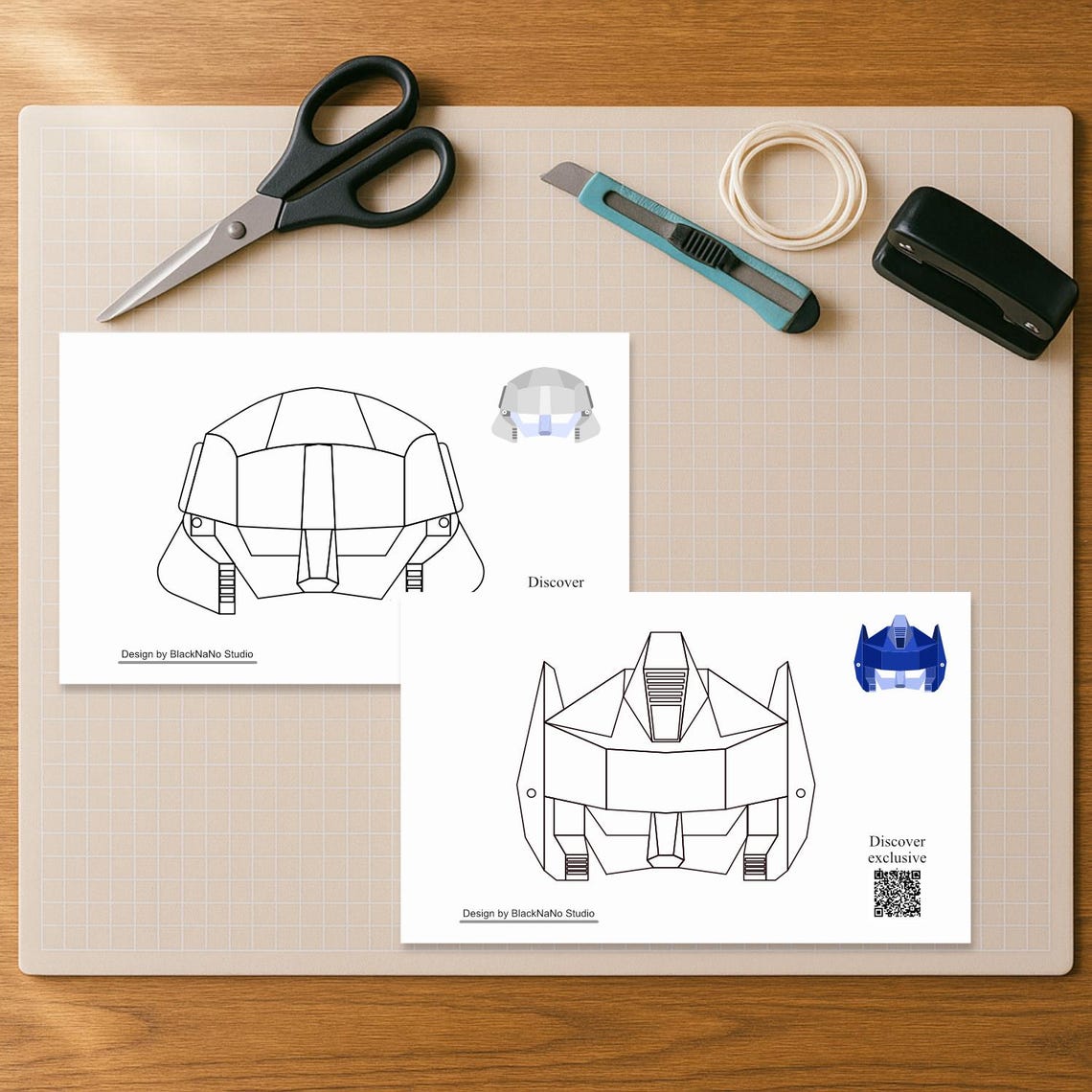 Transformer Mask Coloring Pages | Printable Craft Activity (PDF ...
