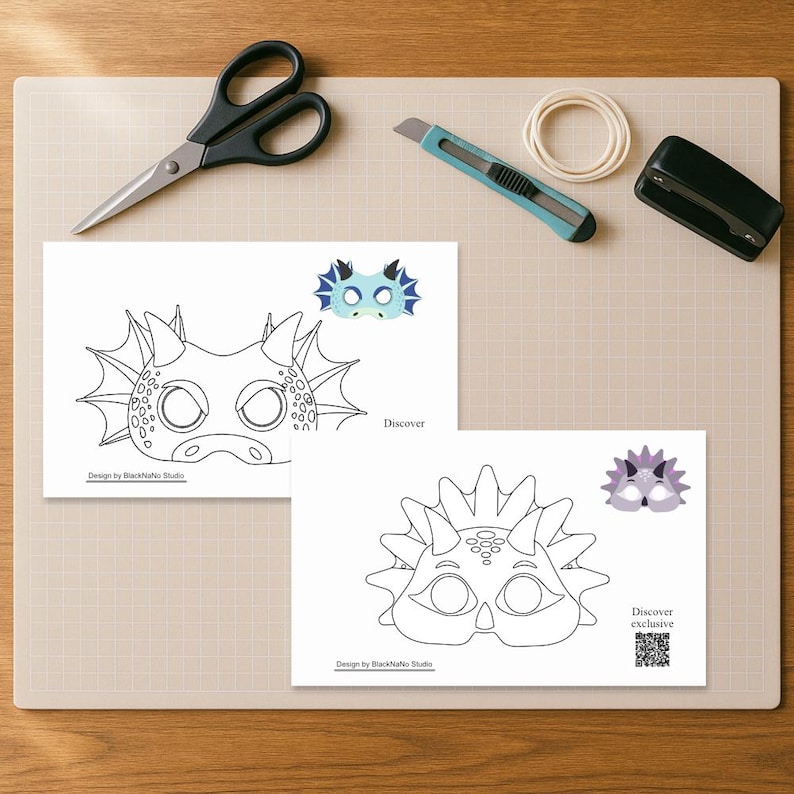 Coloring Dinosaur Masks – 10 Printable Dino Mask Templates for Kids ...