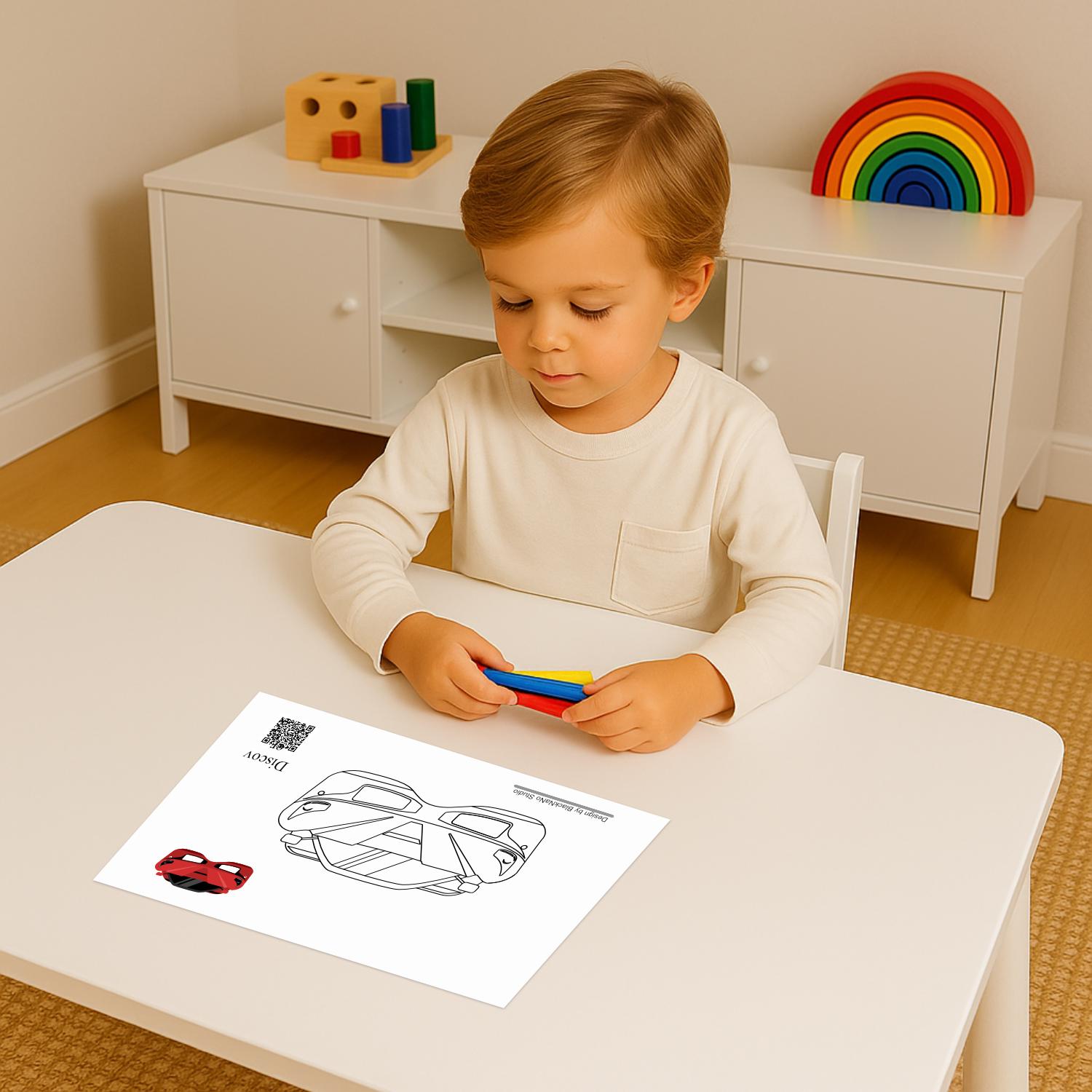 Coloring Supercar Masks Printable PDF for Kids | 10 Race Car Mask ...