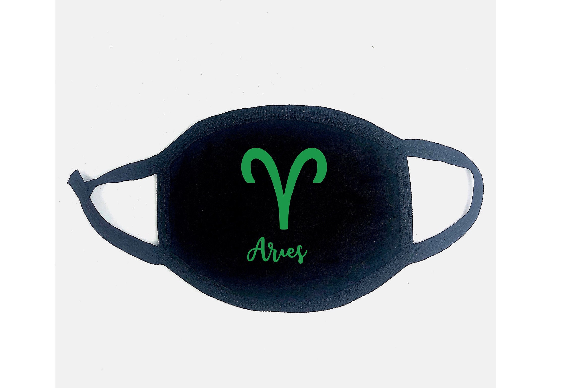 Aries Green Zodiac Face Mask Star Birthday Mask Astrology - Etsy
