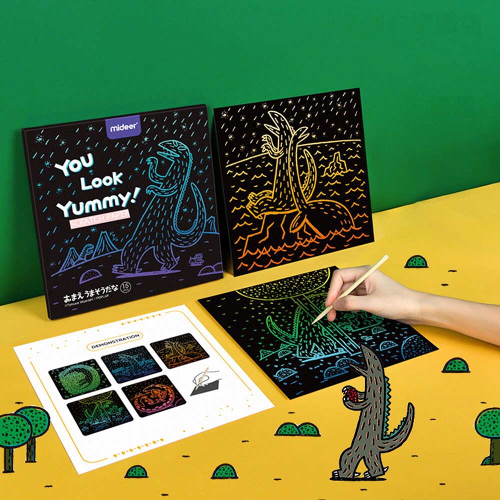 Scratch Paper 15 Pcs for Kids 3 Years You Look Yummy - Etsy