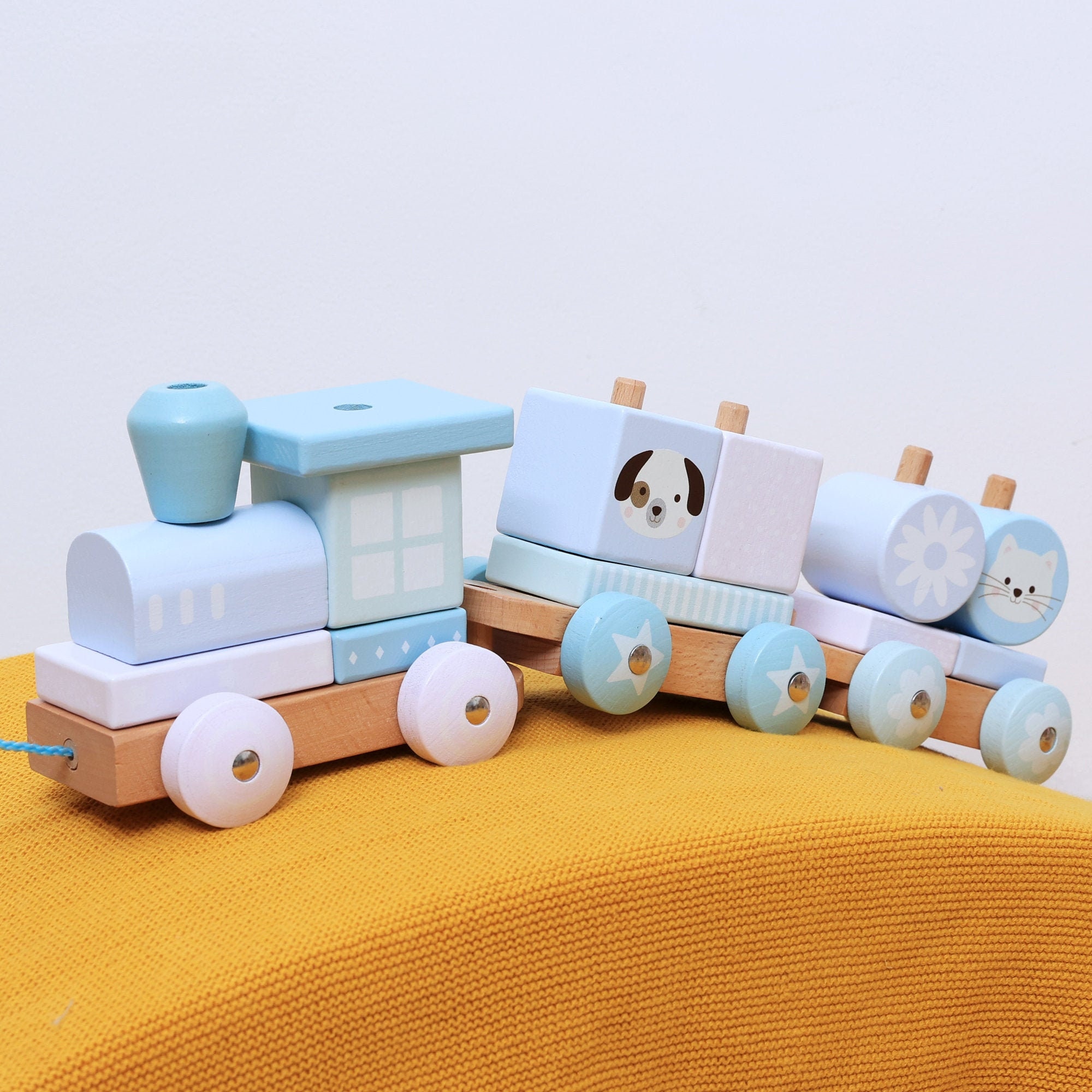 Wooden Pull Train/Educational Toy/Pull Toy for Kids Age 1-4 | Etsy