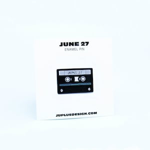 June 27 Enamel Pin - Dj Screw June 27th Freestyle - Etsy
