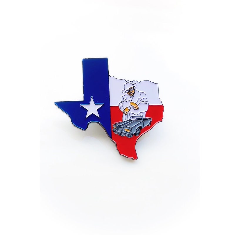 Texas Enamel Pin - Etsy