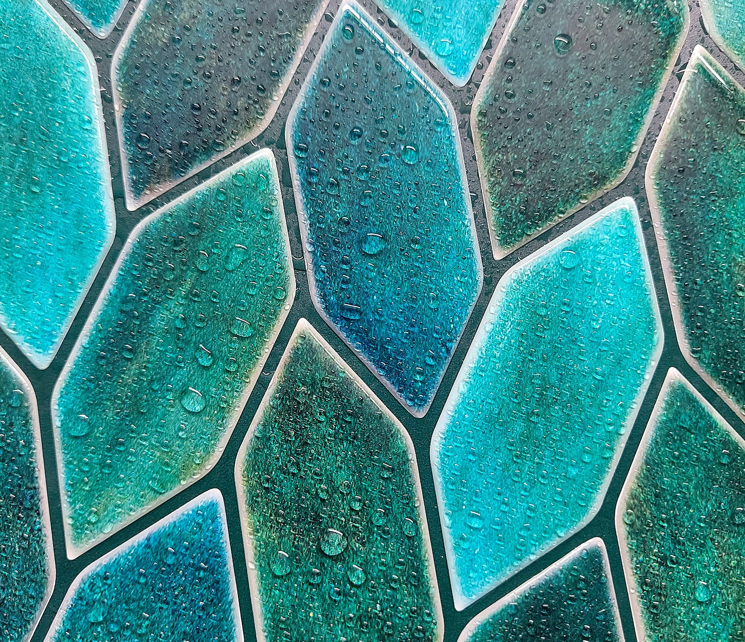 Emerald Green Peel and Stick Wall Tile Kitchen Backsplash - Etsy UK