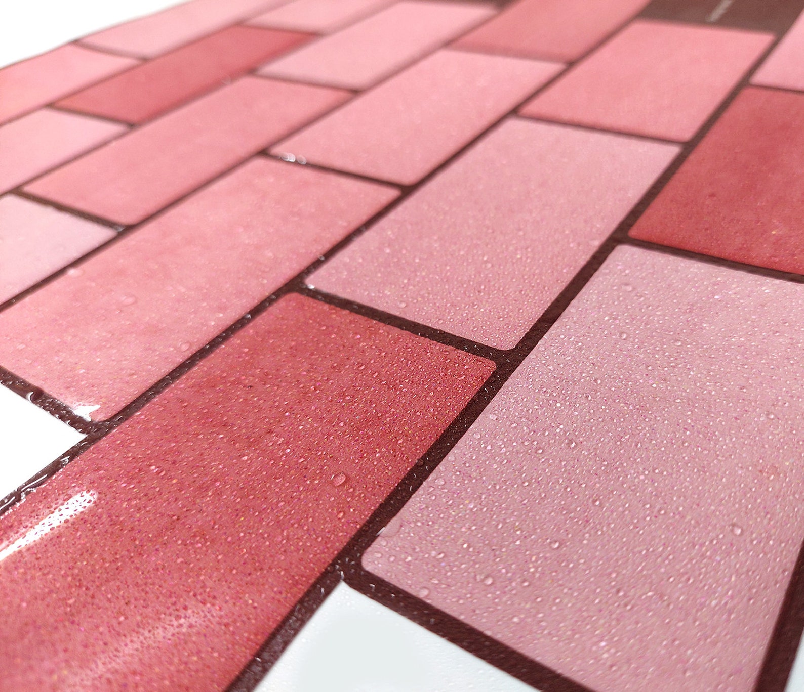 Rose Gold Subway Peel and Stick Wall Tile: Kitchen Backsplash - Etsy