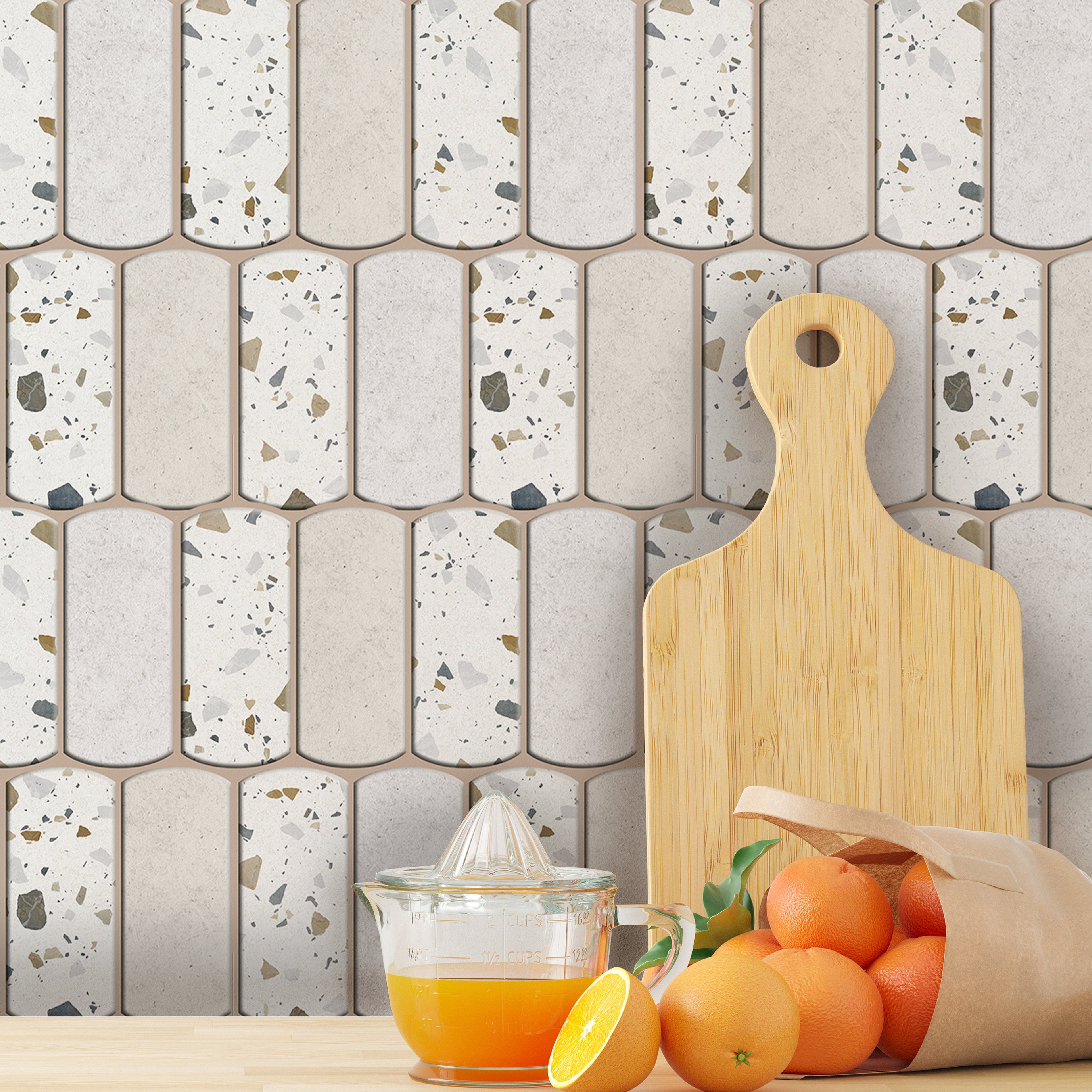 Terrazzo Peel and Stick Wall Tile: Kitchen Backsplash, Home Decor - Etsy