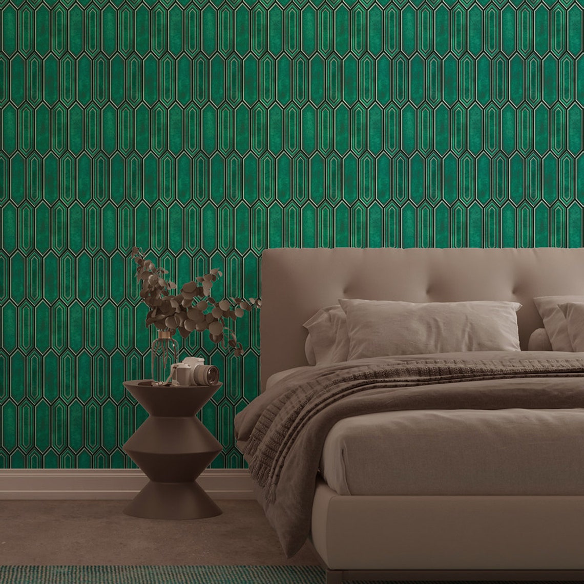 Forest Green Peel and Stick Wall Tile Kitchen Backsplash - Etsy